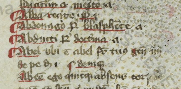 Alphabetical Order in the European Middle Ages Day